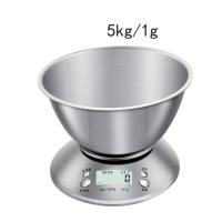 China Digital Scale Type Stainless Steel Electronic 5kg 1g Precision Kitchen Scales for Weight Measuring and Food Balance for sale