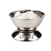 China Stainless Steel Material 201 ABS Base Digital Kitchen Scale in 215*145mm Product Size for Accurate and Easy Weighing for sale