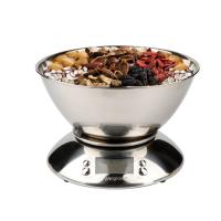 China Stainless Steel Material 201 ABS Base Digital Kitchen Scale in 215*145mm Product Size for Accurate and Easy Weighing for sale