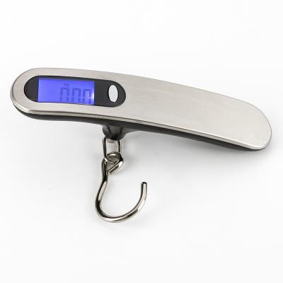 China Digital Display Travel Hanging Scale Electronic Stainless 50kg Weighting Portable Luggage Scale for sale
