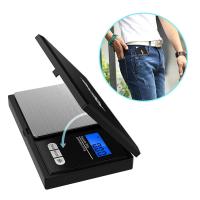 China High Precision ABS Stainless Steel Pocket Scale 0.01g Accuracy Mini Digital Jewelry Scale Scale size 7.6*12.8*2 cm for sale