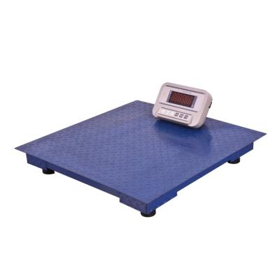China ROHS Certified Carbon Steel Industrial Digital Platform Weighing Scale Floor Scale 2 Tons for Heavy Duty Applications for sale