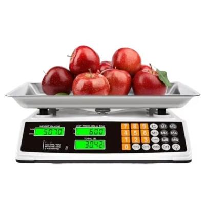 China Precision LCD Commercial Portable Digital Food Electronic Computing Scales WITH LID Veidt Weighing ACS-809 Stainless Steel for sale