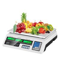 China Digital Display Electronic Scale for Fruits Vegetables Meat and Food 20KG Maximum Weight Veidt Weighing Computing Scale for sale