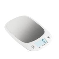 China High End Electronic Weighing Sensitive 5kg Stainless Steel Kitchen Food Baking Scale ROUND Measuring for Perfect Results for sale