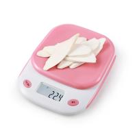 China 3kg/0.1g Mini Digital Kitchen Scale with Lid ABS Plastic Smart Battery Food Balancing Machine for sale