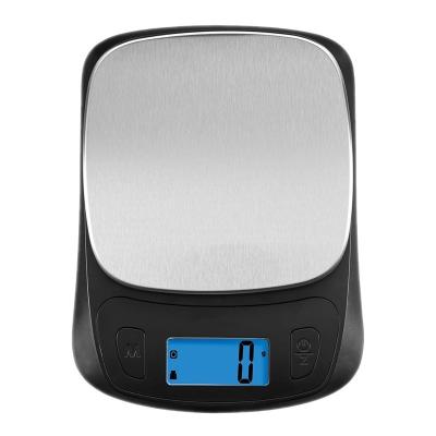 China 0.1g Electronic Gram Weighing Electric Kitchen Scale with Stainless Steel Platform and Digital Display for sale