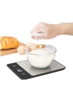 China 10kg Capacity Stainless Steel Digital Kitchen Scale with 1g Division Precise Food Weighing in Grams and Ounces for sale