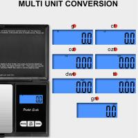 China ABS Stainless Steel Precision Mini Electronic Pocket Scale for Jewelry 0.01g Diamond LCD Display Battery Powered 12 Months for sale