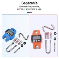 China Customized Support Digital LCD Industrial Scale with Waterproof Detachable Hook and Blue Orange Display OEM/ODM Supported for sale