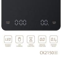 China Convenient Type C Charging Port Digital Kitchen Scale with Timer and Product Size 15*13*2cm for sale