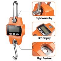 China J R Saintbond Mini Hand Held Portable 100 kg 150kg 300kg 330lbs Digital Crane Weight Hanging Scale OIML 3 Accuracy Class for sale