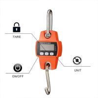 China High Accuracy Stainless Steel Electronic Hanging Weighing Crane Scale 300KG Capacity Digital LCD Display OEM Customizable for sale