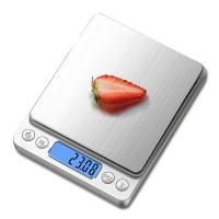 China Weight Measuring Stainless Steel Mini Electronic Kitchen Scales 200g-5kg Capacity 0.1g-0.01g Resolution for Coffee Tea Food for sale