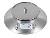 China 5kg Waterproof Digital Kitchen Scale Stainless Steel Electronic Food Weight Measuring Device Battery with ROUND Function for sale