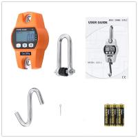 China 300kg Hanging Crane Scale with Bluetooth Function and LED/LCD Display ABS Stainless Steel Grey Color OEM/ODM Customized for sale