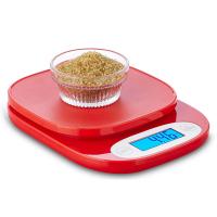 China Low Battery and Overload Indication 5kg/11lbs Large Platform Digital Camry Diet Food Electronic Kitchen Weighing Scale for sale