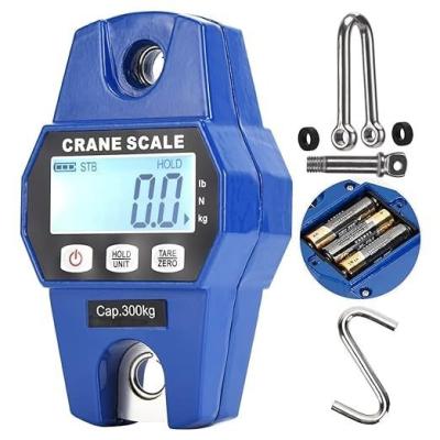 China ABS Alloy Steel Diecast Electronic Mini Digital Crane Scale 100kg 200kg 300kg Livestock Hanging Weighing Equipment for Hunting for sale