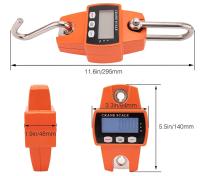 China 300kg Digital Crane Scale with Colourful Display and Strong ABS Stainless Steel Construction for sale