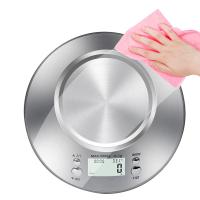 China Stainless Steel Digital Kitchen Scale 5 kg Removable Bowl and Battery Powered Digital Household Scale for sale
