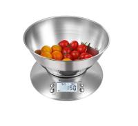 China 2L Bowl Nutritional Digital Food Scale Stainless Steel Scale ROUND 215*145 Mm HYD Weighing Electronic Kitchen Scale for sale