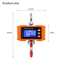 China LED Display 1000kg Digital Hanging Weight Crane Scale for Heavy-Duty Applications OEM/ODM Supported Electronic Ocs Scale for sale