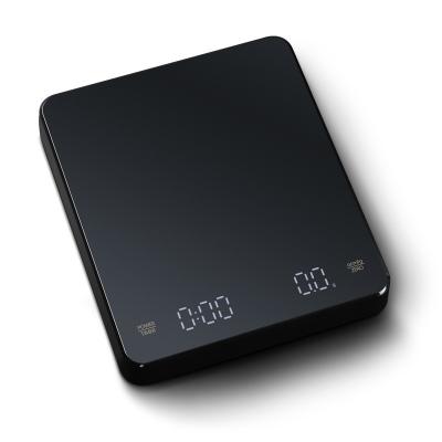 China LED Display Kitchen Scale with Touch Screen Timer Function and Customized OEM Product weight 298g Digital Coffee Scale for sale