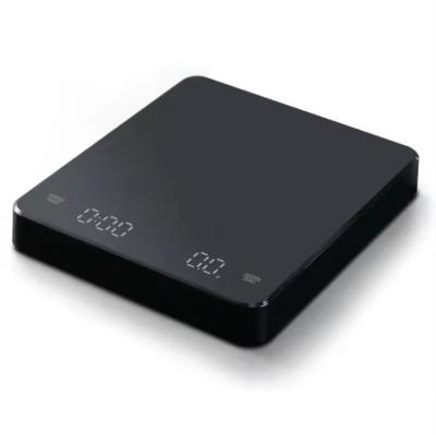 China Rectangle Timemore 3 kg Digital Kitchen Coffee Scale with Timer Battery Features Weight Measuring Function for sale