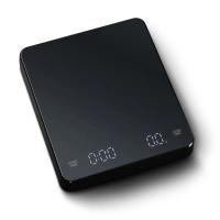 China Certificate FCC Top Sale Mini Black Electric Kitchen Digital Coffee Scale with Timer Features Weight Measuring Function for sale