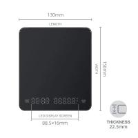 China Timemore 3kg Electric Kitchen Scale Digital Food Coffee Scale with Charging Timer Feature Mini Weight Measuring Tool for sale