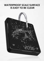 China Electric Digital LCD Stealth Touch Botton Kitchen Coffee Scale 3kg Maximum Weight Recommendation and Rechargeable Battery for sale