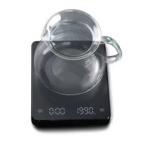 China Rectangle Dual Screen 3kg Capacity Kitchen Scale for Precise Weight Measuring of Coffee Beans and Other Ingredients for sale