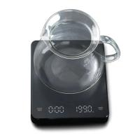 China 3kg Electric Kitchen Scale Digital Food Coffee Weight Measuring Scale with Charging Timer Function All Season ABS Plastic for sale