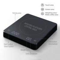 China 3kg Maximum Weight Recommendation Digital Household Mini Coffee Scale with Electric Power Source Timer and Digital Display for sale
