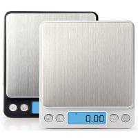 China Black J R Silver Superior Mini 3kg Stainless Steel Weighing Platform Electronic Digital Weight Scale Tare Function Black for sale