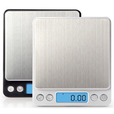 China Black J R Silver Superior Mini 3kg Stainless Steel Weighing Platform Electronic Digital Weight Scale Tare Function Black for sale