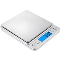 China Black J R Silver Superior Mini 3kg Stainless Steel Weighing Platform Electronic Digital Weight Scale Tare Function Black for sale