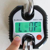 China ABS Plastic WH-C100 Electronic Hanging Crane Scale 150kg Unit lb within by Weiheng for sale