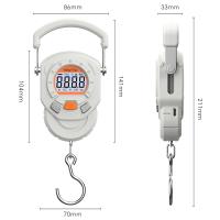 China 60kg Portable Handheld Electronic Hanging Scale Rechargeable Digital Baggage Hook Scales with Auto-Off Function by Weiheng for sale