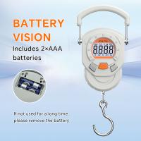 China 60kg Portable Handheld Electronic Hanging Scale Rechargeable Digital Baggage Hook Scales with Auto-Off Function by Weiheng for sale