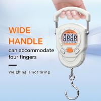 China 60kg Portable Handheld Electronic Hanging Scale Rechargeable Digital Baggage Hook Scales with Auto-Off Function by Weiheng for sale