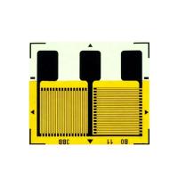 China Room Temperature -30- 60 degree BF120-3BB-A Half Bridge Strain Gauge with Glue Mounting Type and Metal Foil Dual Grid for sale