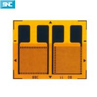 China Room Temperature -30- 60 degree BF120-3BB-A Half Bridge Strain Gauge with Glue Mounting Type and Metal Foil Dual Grid for sale