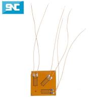 China Upgrade Your Resistance Measurement with BF350-CA Tri Element Rosette Strain Gage's Constantanm Grid Material for sale