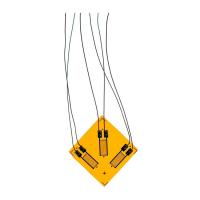 China Upgrade Your Resistance Measurement with BF350-CA Tri Element Rosette Strain Gage's Constantanm Grid Material for sale