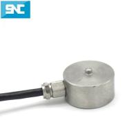 China Sensitity 1.5±0.2 % mv/v Sub Miniature Button Load Cell 300kg 500kg with High Sensitivity and Resistance Sensor Theory for sale