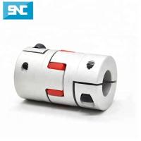 China Flexible Jaw Shaft Coupling with Stainless Steel Body Material and Bore Diameter 6mm-100mm for sale