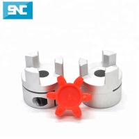 China Flexible Jaw Shaft Coupling with Stainless Steel Body Material and Bore Diameter 6mm-100mm for sale