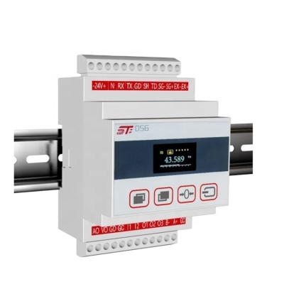 China Signal Hole Voltage 10-45AC/DC DST DS056 Load Cell Weight Sensor Controller 4-20mA RS485 Output for Heavy-Duty Weighing for sale