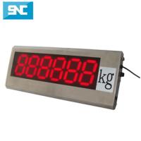 China Truck Scale LED Display with Less Than 90% Operating Humidity Large Display Screen for sale